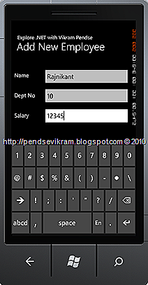 Explore .NET with Vikram Pendse: Silverlight On Mobile : Invoke WCF Service and Data Operations ...
